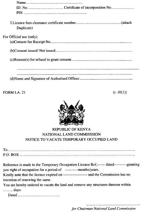 The Land Regulations - Kenya Law