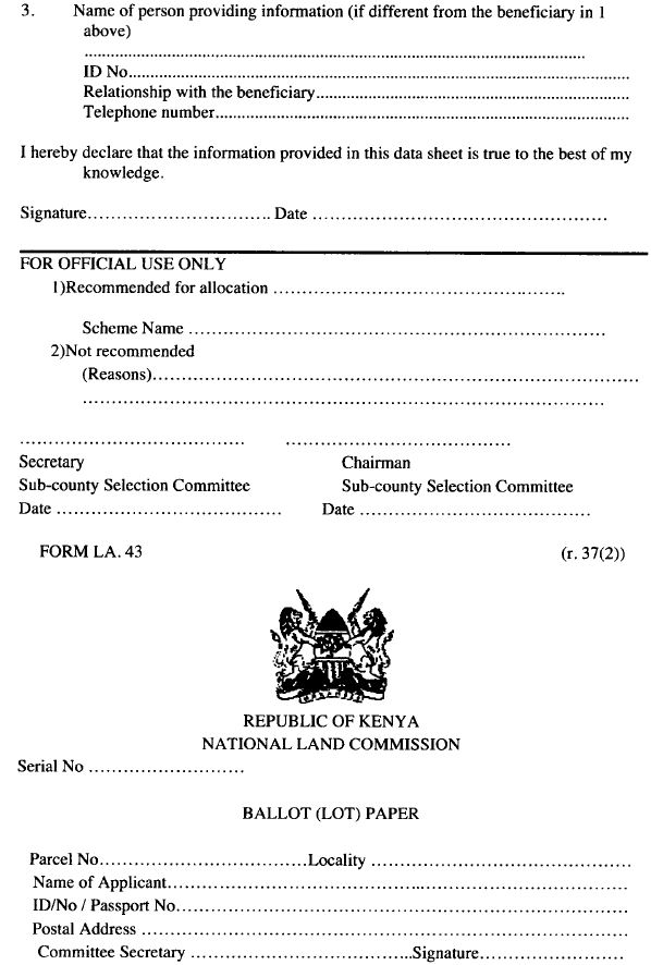 The Land Regulations - Kenya Law