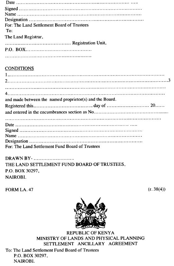 The Land Regulations - Kenya Law