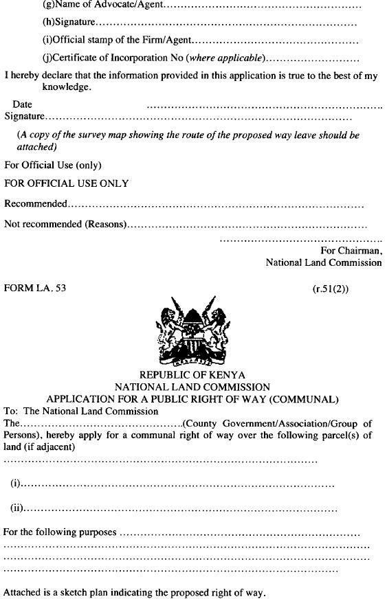 The Land Regulations - Kenya Law