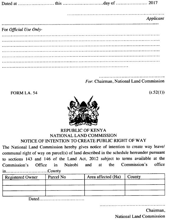 The Land Regulations - Kenya Law