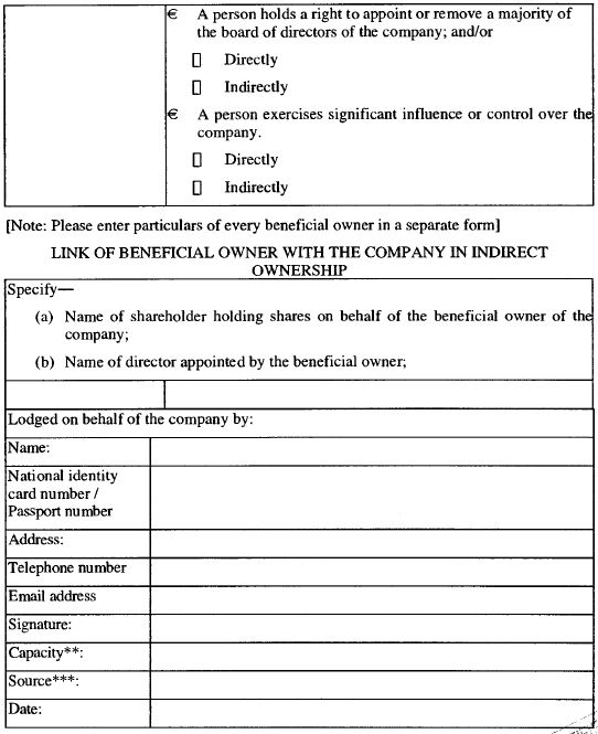 The Companies (Beneficial Ownership Information) Regulations - Kenya Law
